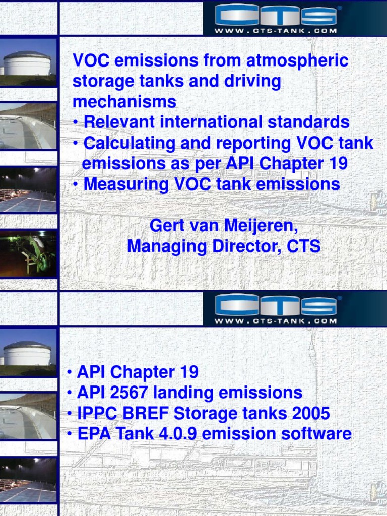 Storage Tanks Emissions and Emission Reductions 201312 | PDF | Air ...