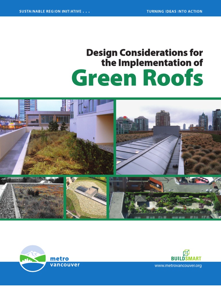 Design Considerations for the Implementation of Green Roofs ...