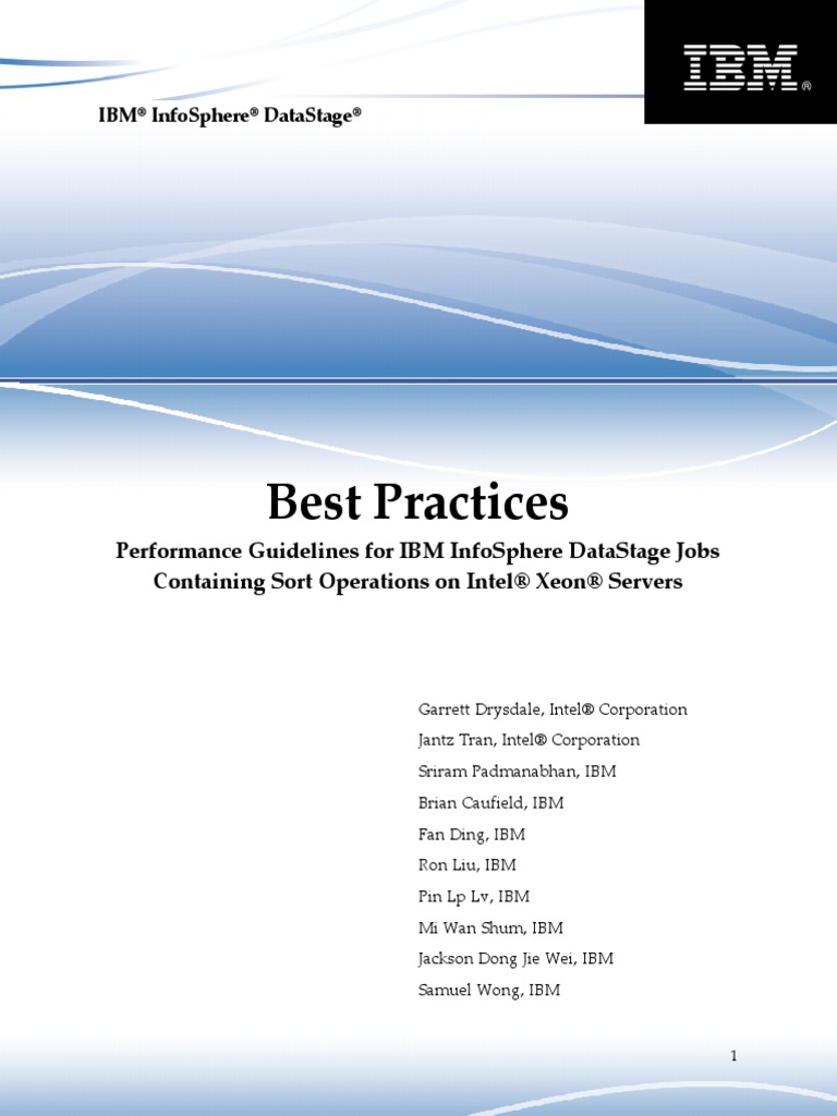 IIS DataStageSortPerformance PDF | PDF | Solid State Drive | Computer Data Storage