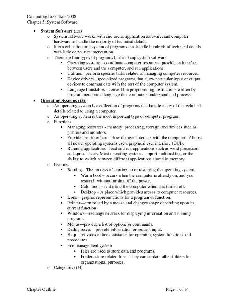 Chapter 5 Key Terms | PDF | Operating System | Graphical User Interfaces