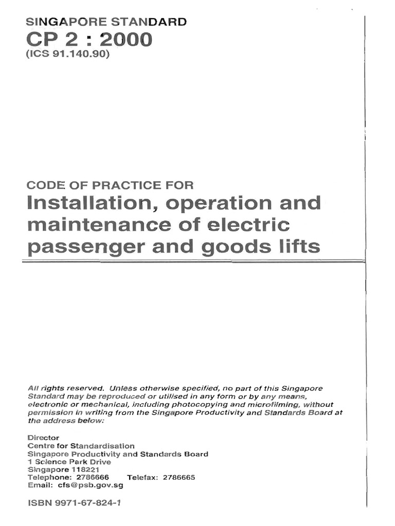 CP2 PDF | PDF | Elevator | Door