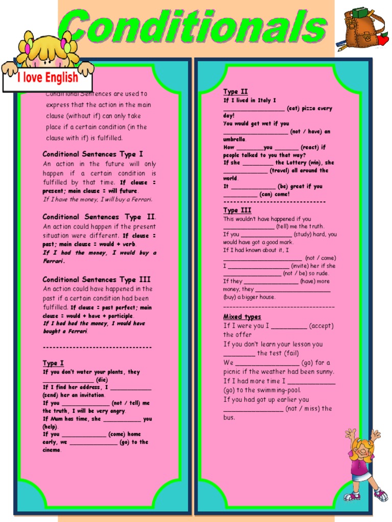 Type II: Conditional Sentences Type I | Download Free PDF | Grammar | Onomastics