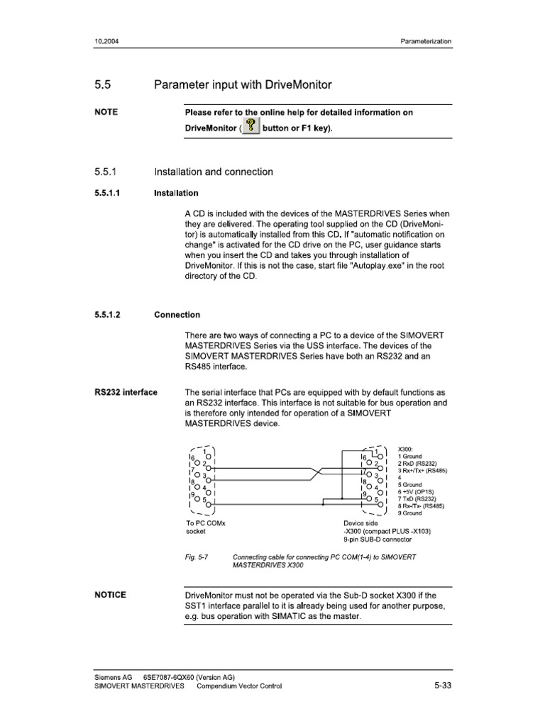 Simovert Cable | PDF