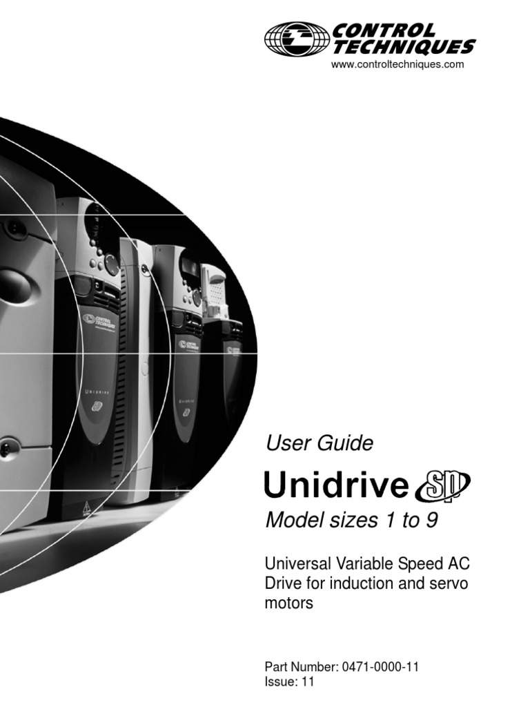 Unidrive SP UserGuide PDF | PDF | Electromagnetic Compatibility | Electric Motor