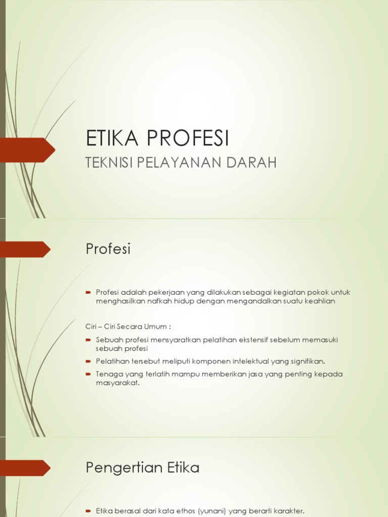 Etika Profesi | PDF