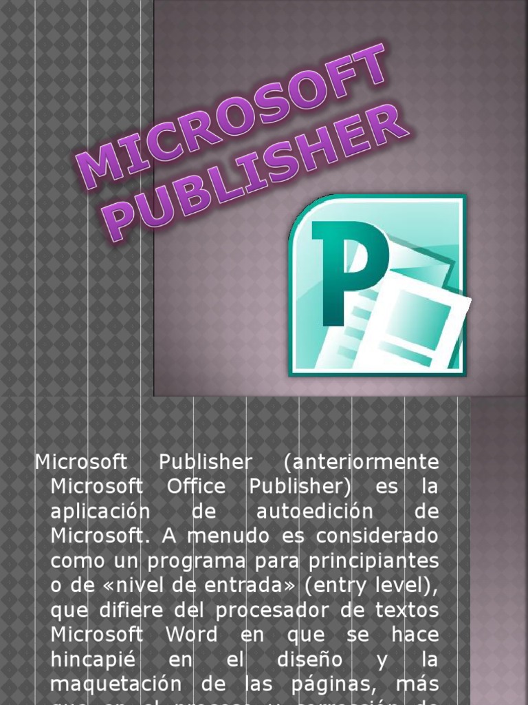 Introducción a Microsoft Publisher | PDF | Empresas de tecnología de la ...
