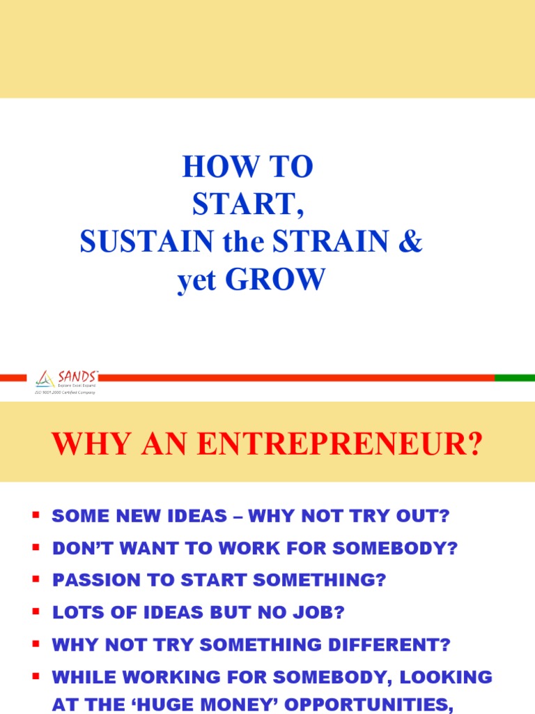 How To Start and Sustain Growth | PDF | Leadership