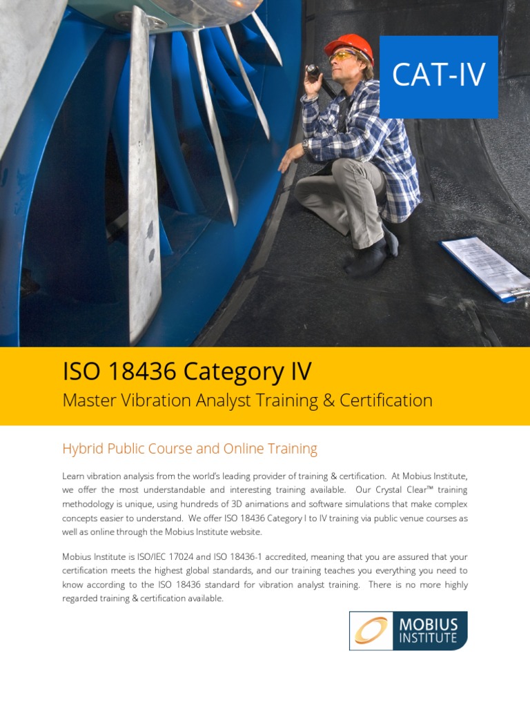 ISO 18436 Category IV Vibration Analyst Training | PDF | Test ...