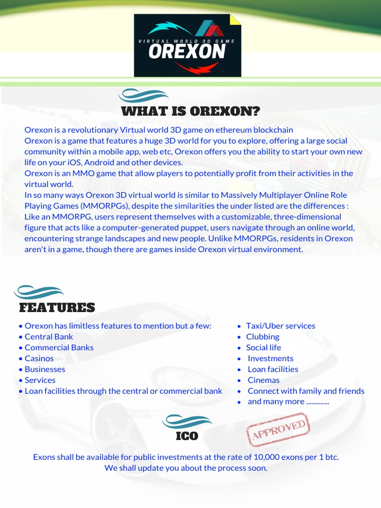 Orexon White Paper | PDF | Virtual World | Databases
