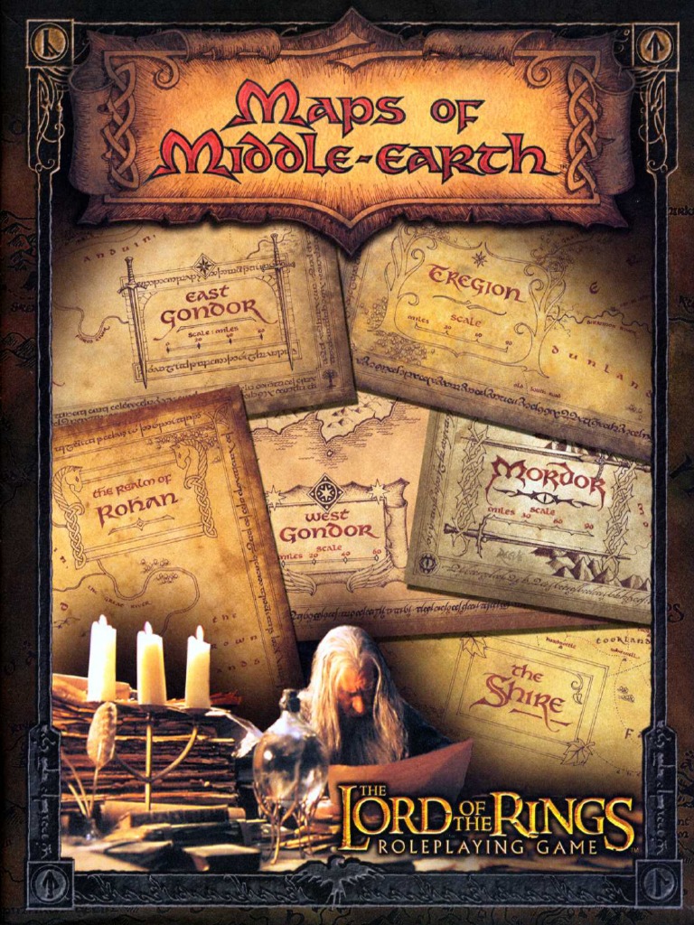 (Lord of The Rings) LOTR RPG - Maps of Middle-Earth PDF | PDF