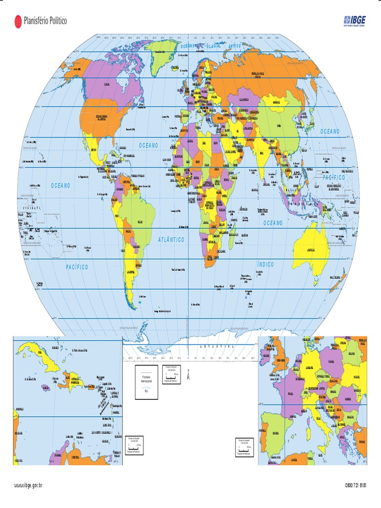 Baixar Mapa Mundi Pdf – Mapa Mundi Para Imprimir – TZZC