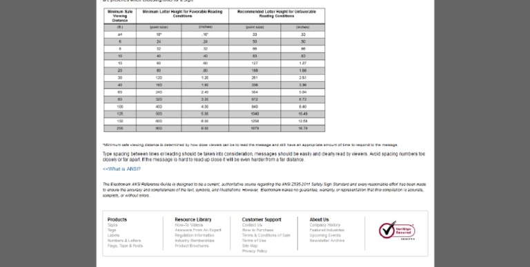 ANSI Z535 - 2 - Safety Signs' PDF | PDF