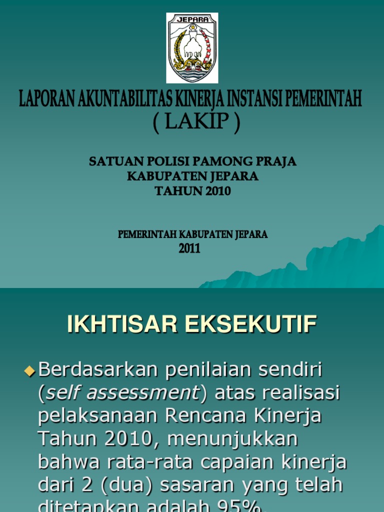 Presentasi Lakip | PDF