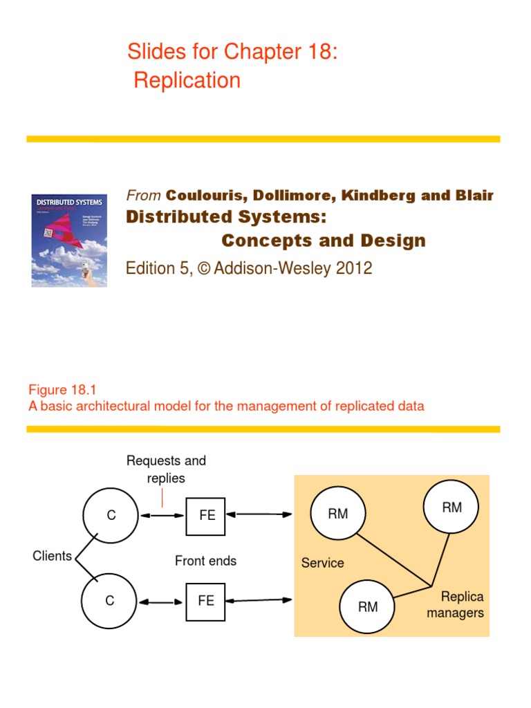 Slides For Chapter 18: Replication: Distributed Systems: Concepts and Design | Download Free PDF ...