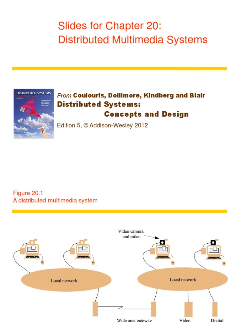 Slides For Chapter 20: Distributed Multimedia Systems | PDF | Data Compression | Media Technology