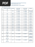 DEWA Cable Size Calculation Chart | PDF | Electrical Wiring | Building ...