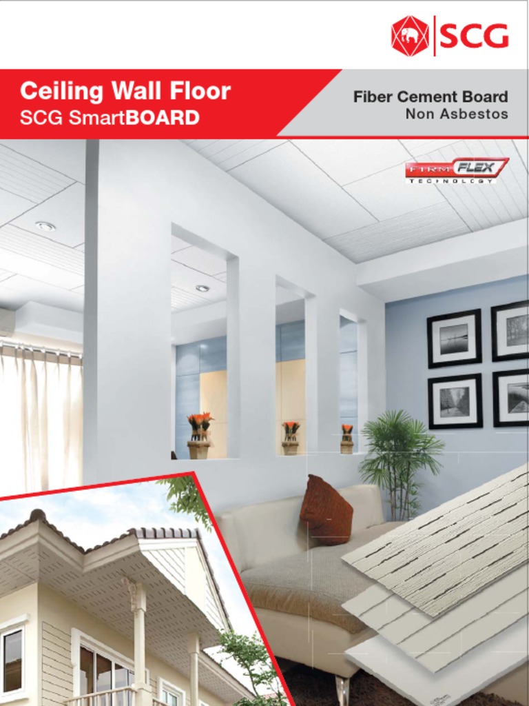 SCG SmartBOARD: Versatile Fiber Cement Solutions | PDF | Screw | Roof