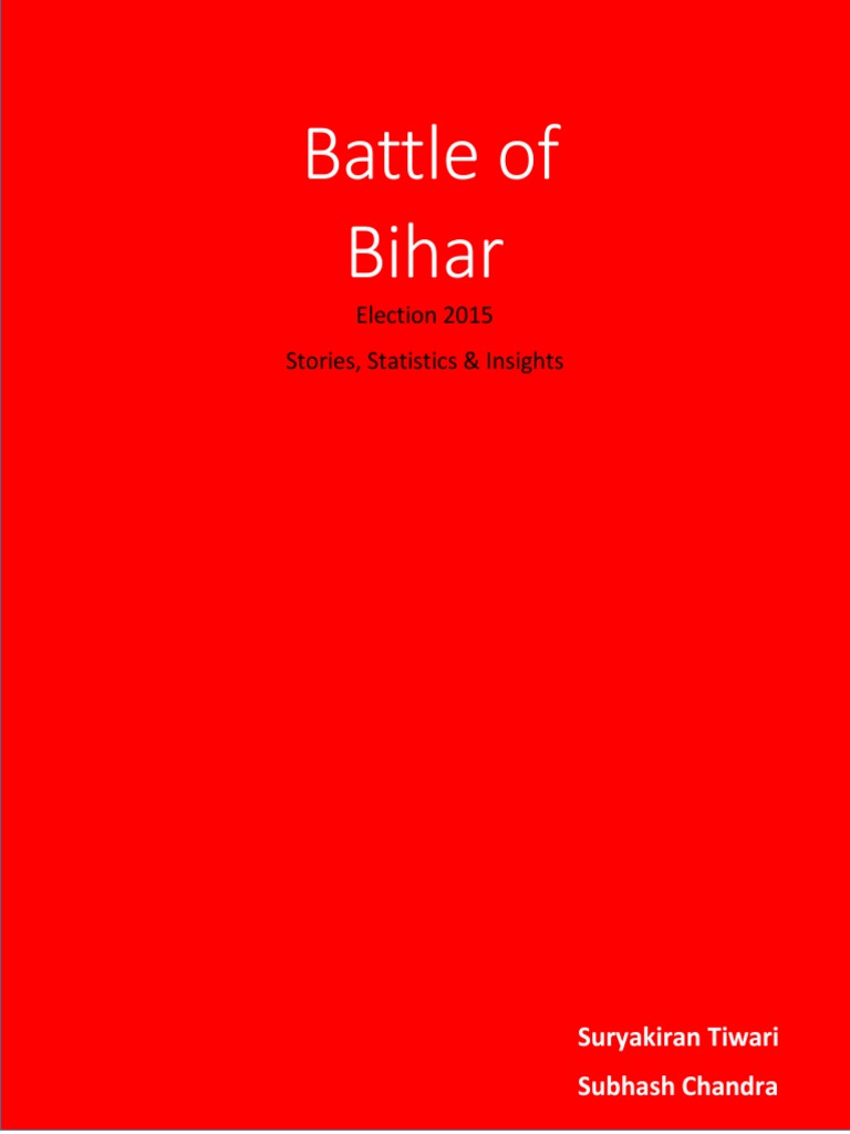 Battle of Bihar Book | Download Free PDF | Bharatiya Janata Party ...