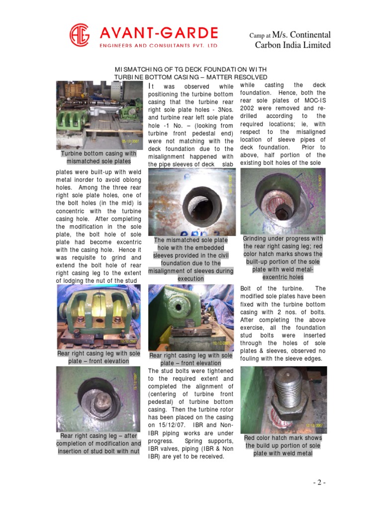 Mismatch - TG Deck Foundation | PDF | Mechanical Engineering | Nature