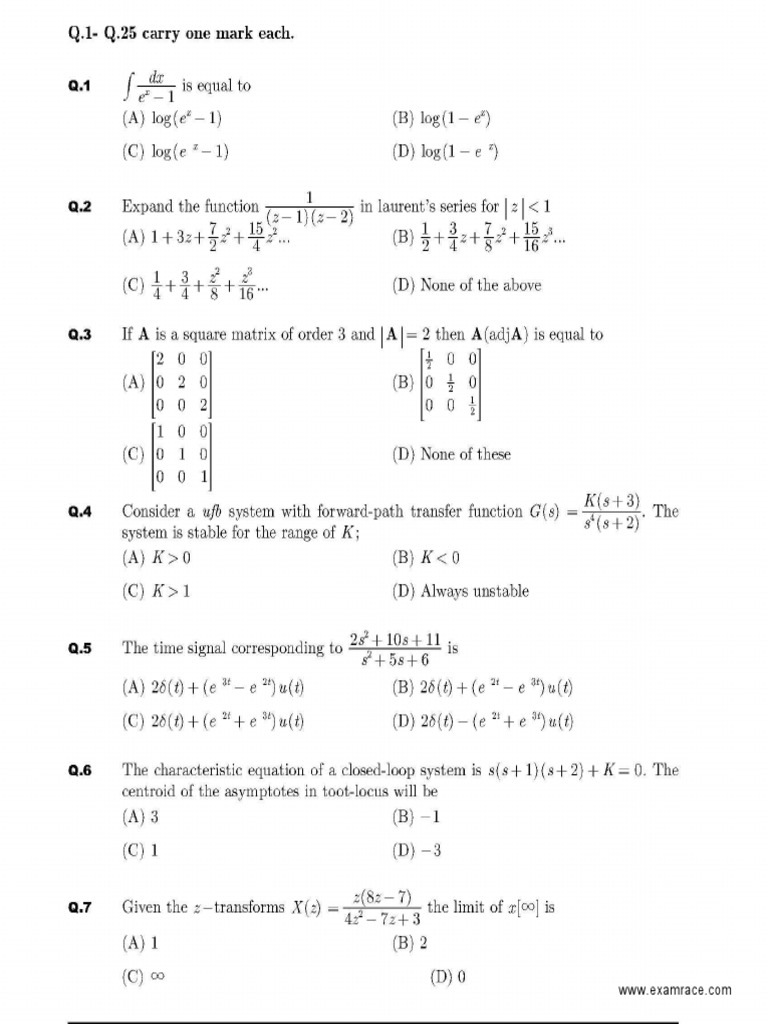 Electronics Sample Paper 5 | PDF | Transistor | Mosfet