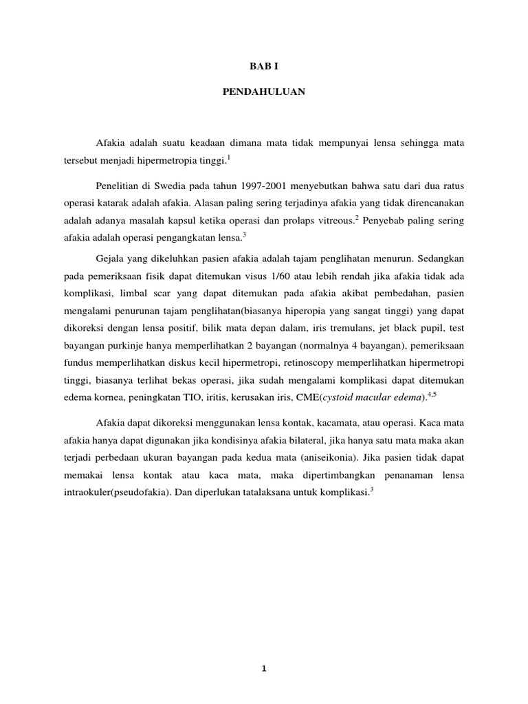 Referat Afakia | PDF