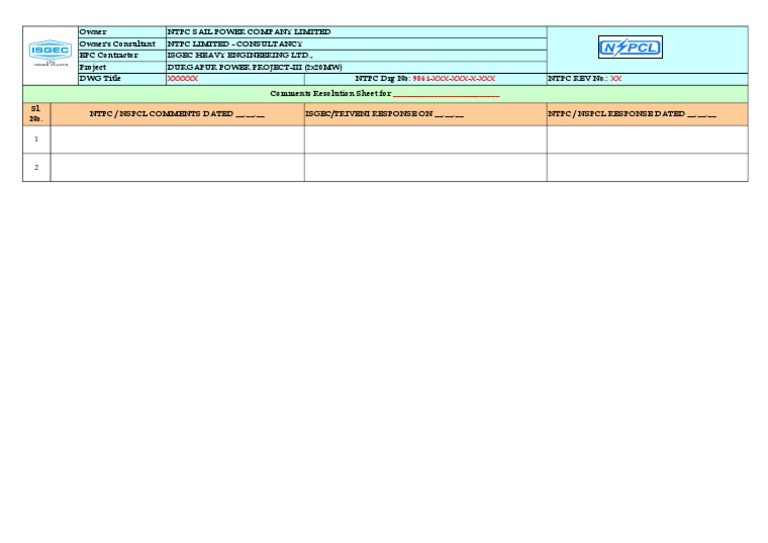 Crs Template Pdf