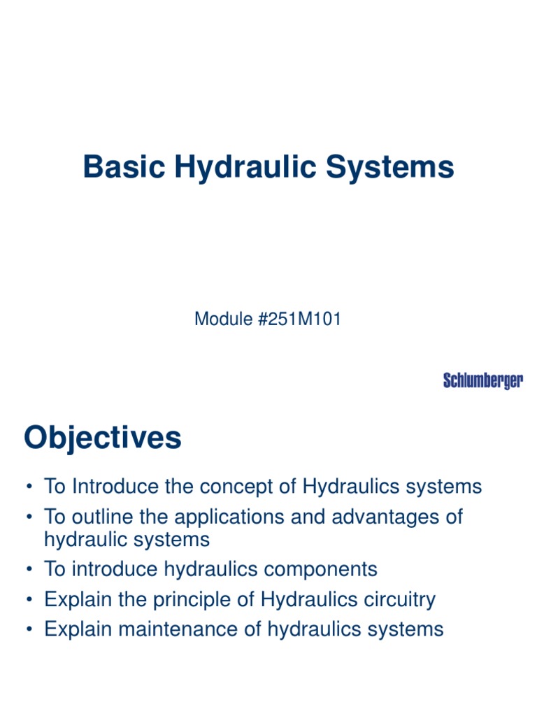 252M101 Basic Hydraulics | PDF | Pump | Valve