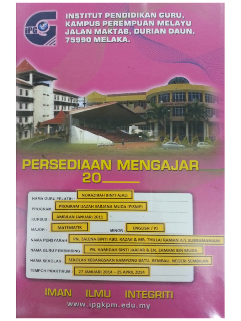 Contoh RPH Terbaik Matematik | PDF