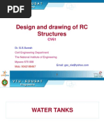 Example 6 1 Rectangular Water Tank Design | PDF | Structural ...