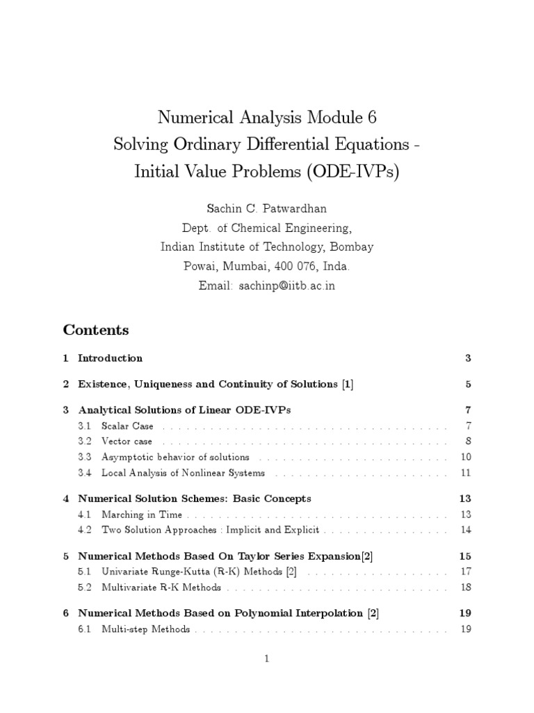 Ordinary Differential Equations Pdf Eigenvalues And Eigenvectors