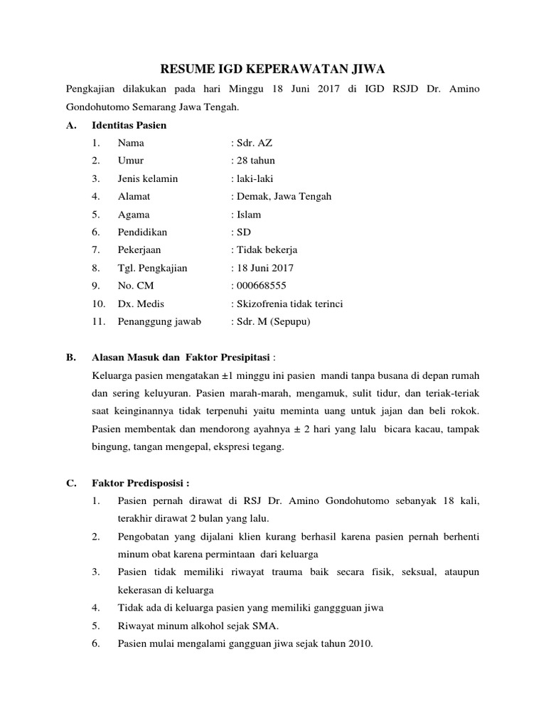 Resume Igd RSJ | PDF