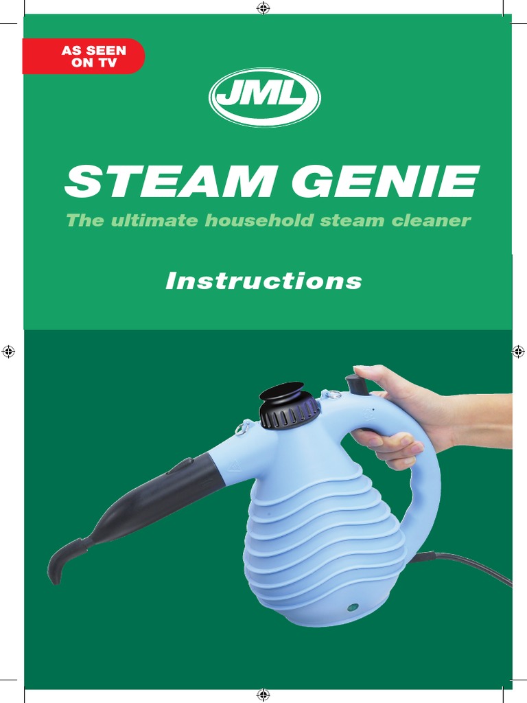 Steam Genie: Instructions | PDF | Steam | Water
