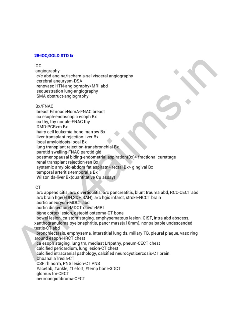 Ioc Gold Standard | PDF