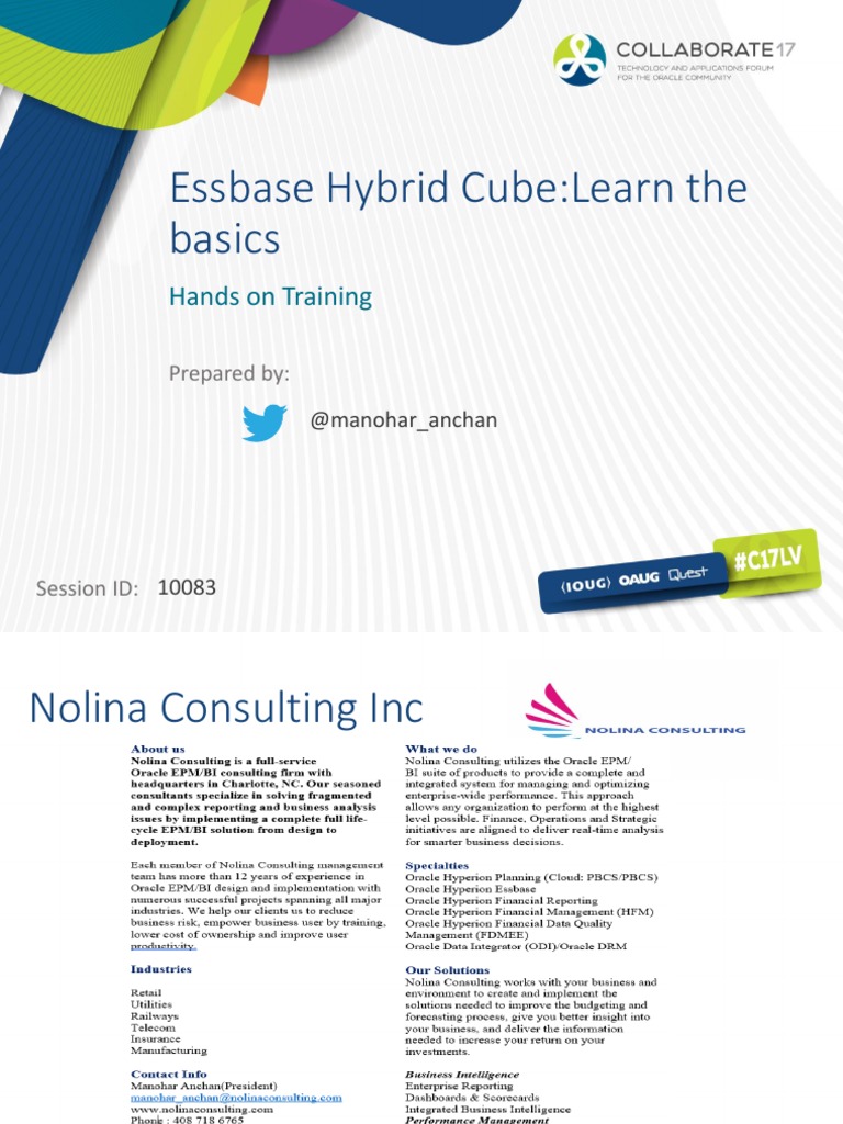 Learn the basics of Essbase Hybrid Cubes | PDF | Computer Science | Information Retrieval