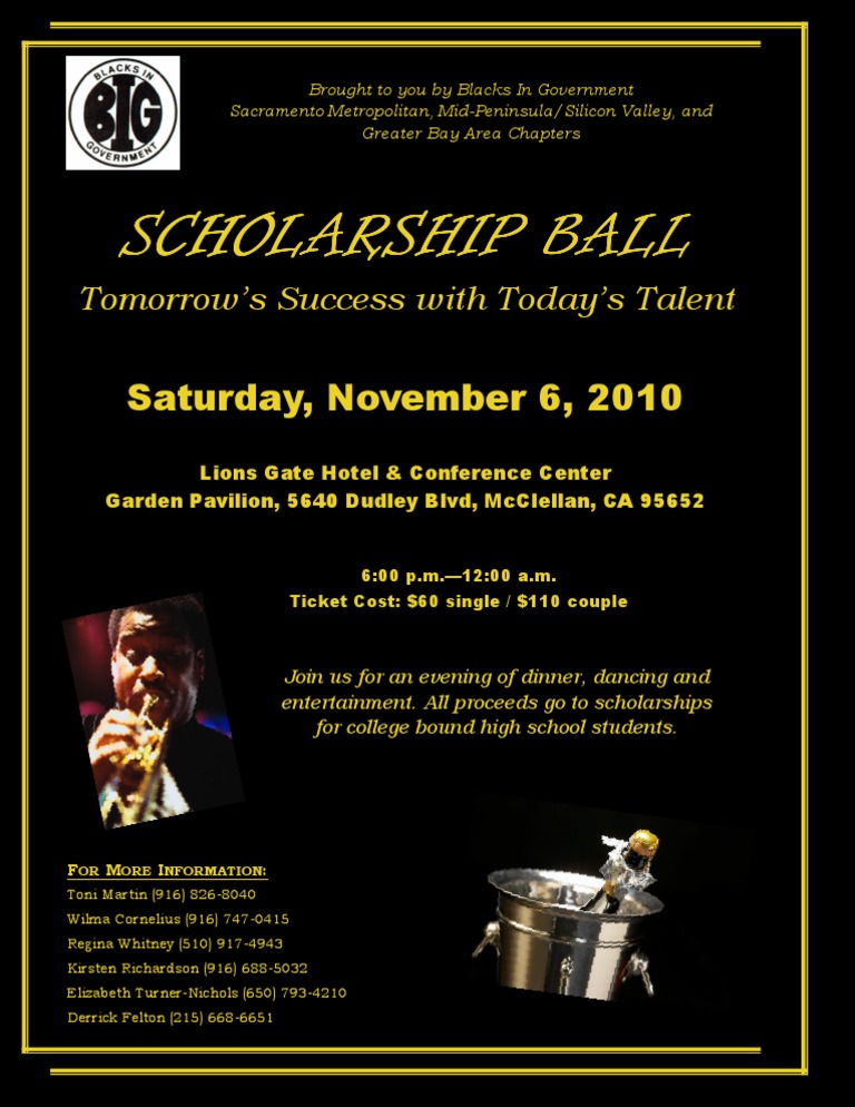 Scholarship Ball Invitation | PDF