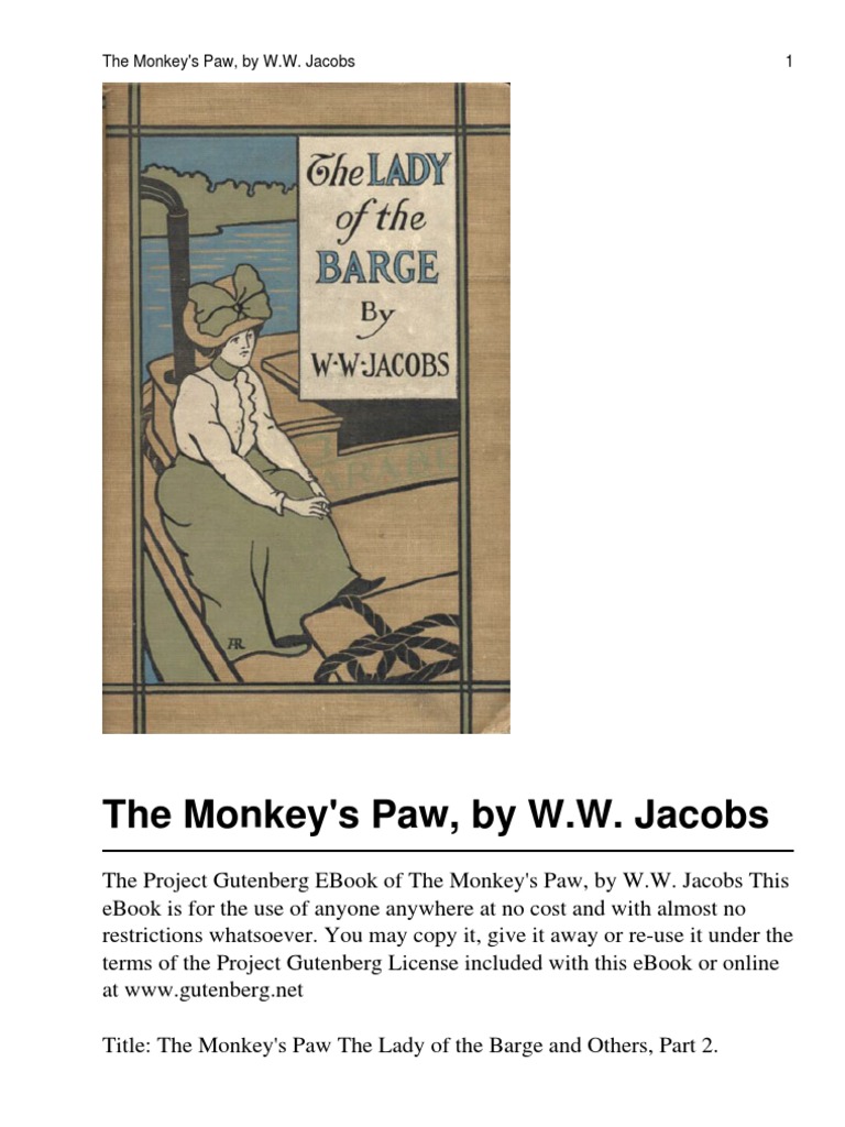 The Monkey's Paw, by W.W. Jacobs 1 | PDF | Project Gutenberg | Copyright