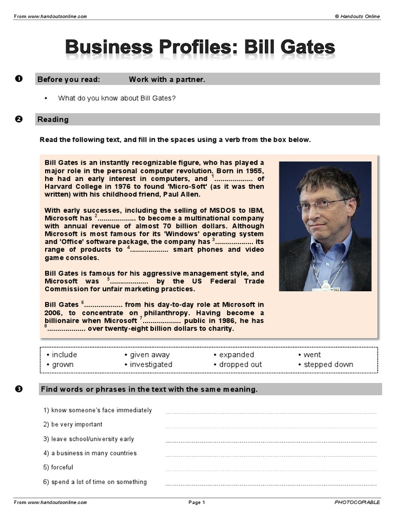 Bill Gates | PDF | Microsoft | Communication