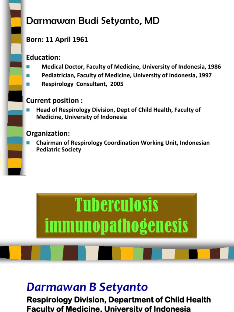 12-07 TB Immunopathogenesis | PDF | Tuberculosis | Diseases And Disorders
