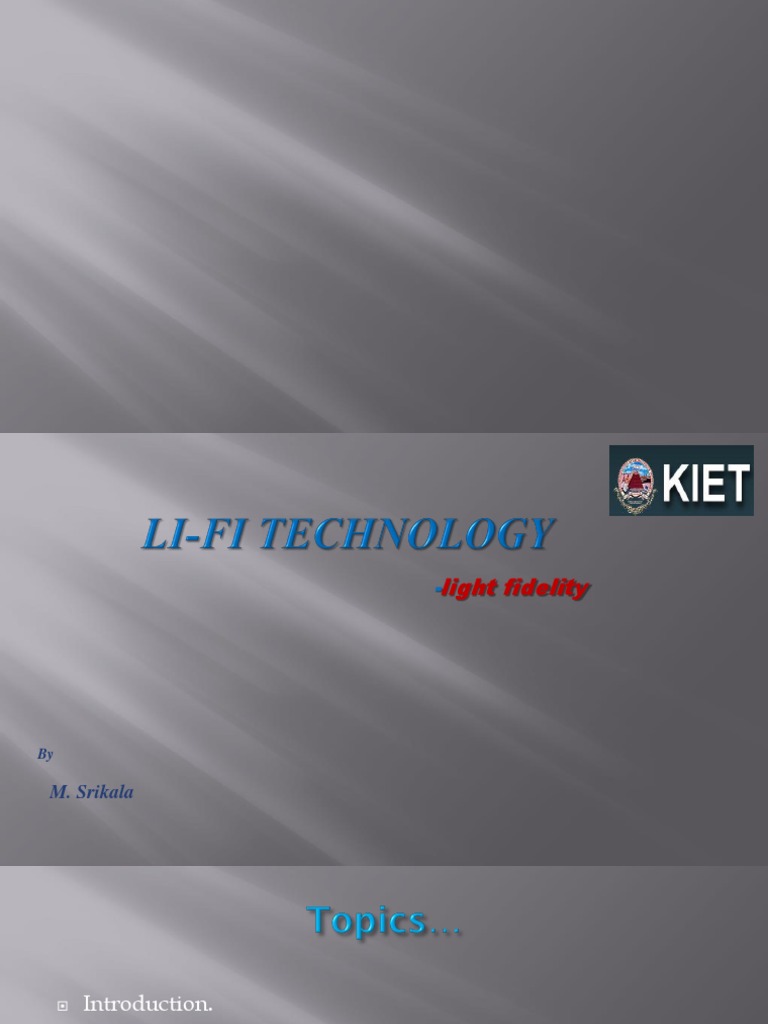 Li-Fi Technology (Recovered) | PDF