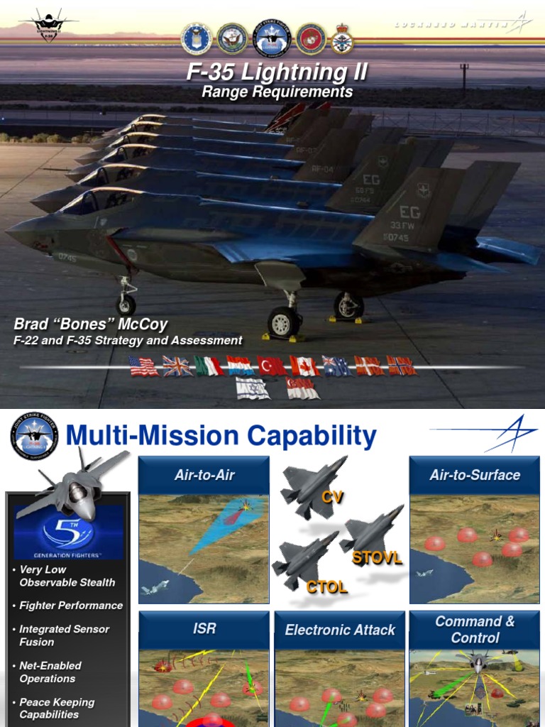 F35 Lightning II Range Requirements | PDF | Lockheed Martin F 35 ...