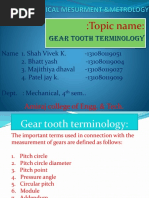 Spur Gear Terminology Guide | PDF | Gear | Circle