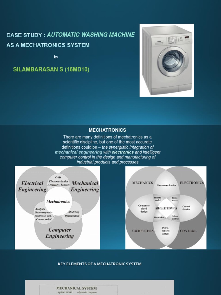 Mechatronics | PDF | Washing Machine | Machines
