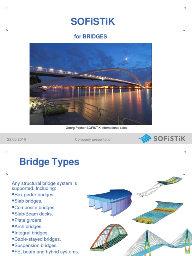 Sofistik en Bridges | PDF | Prestressed Concrete | Beam (Structure)