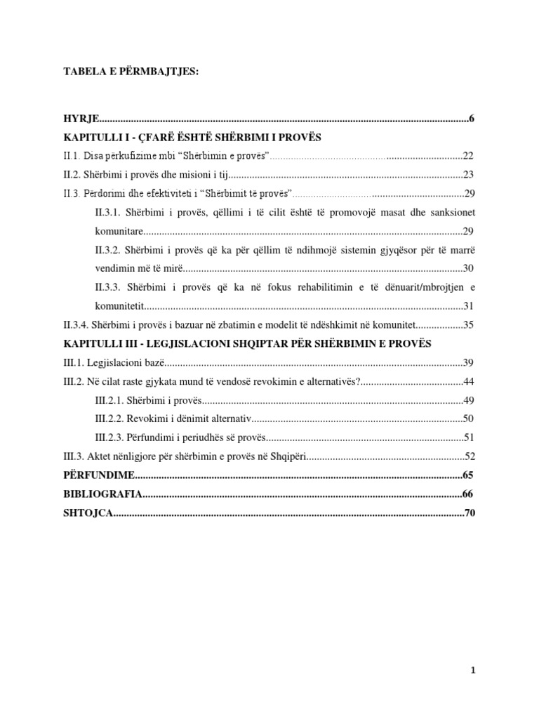 Teme Diplome Master - Sherbimi I Proves | PDF