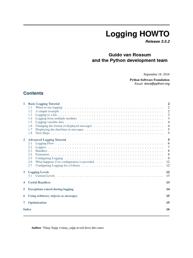 A Guide To Logging In Python Basic And Advanced Tutorials On Logging Events Levels Formatting
