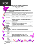 Detailed Lesson Plan in Mathematics 3 | PDF | Multiplication | Teaching ...