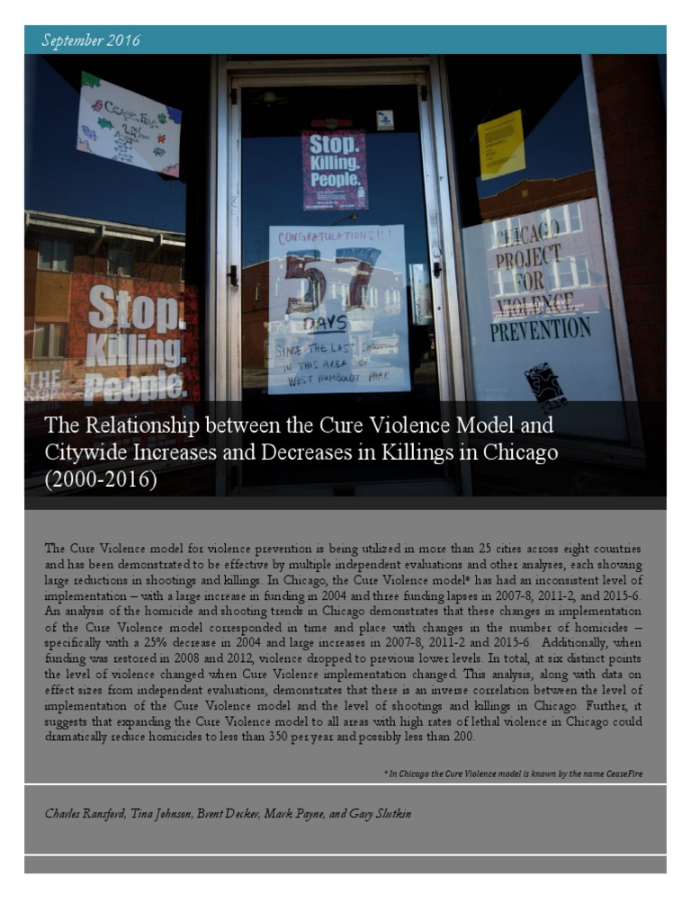 How Chicago's Cure Violence program correlates with citywide homicide ...