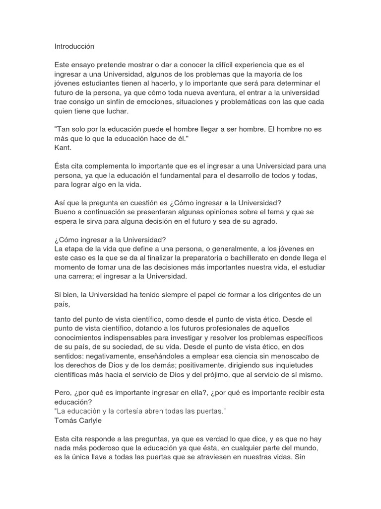 Cómo ingresar a la universidad | PDF | Toma de decisiones | Conocimiento