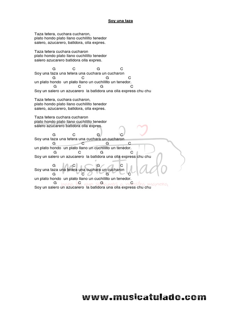 Soy Una Taza | PDF