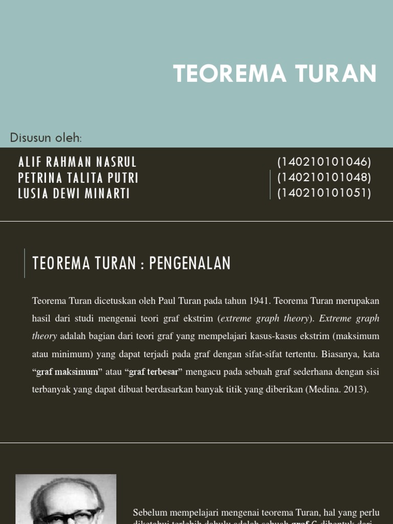 Pengenalan Teorema Turan dalam Graf | PDF
